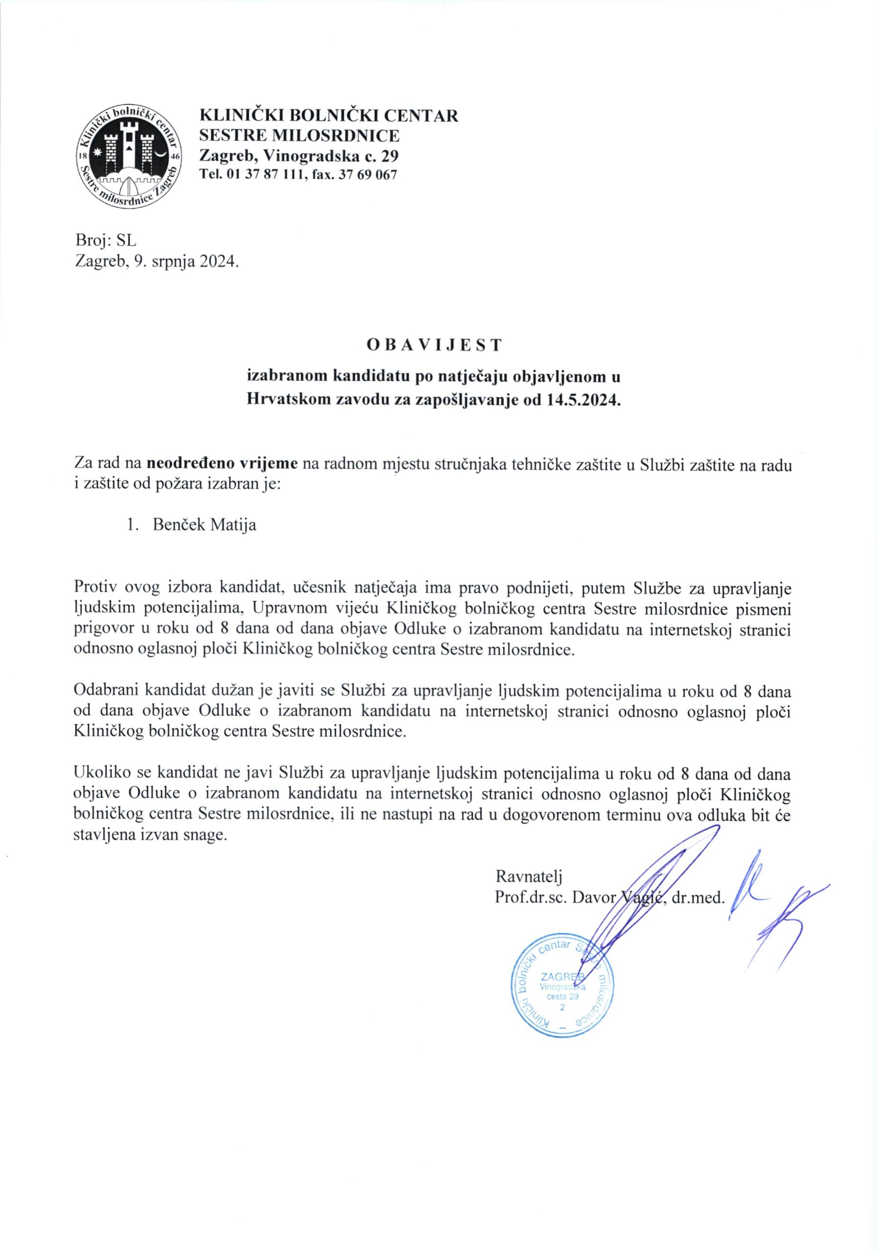 Odluka - stručnjak tehničke zaštite u Službi zaštite na radu i zaštite ... Odluka - stručnjak tehničke zaštite u Službi zaštite na radu i zaštite ...